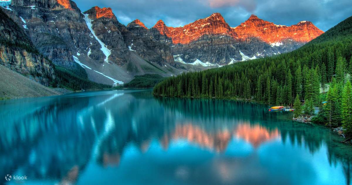 Moraine Lake Sonnenaufgang und Lake Louise Goldene Stunde Abenteuer - Klook, Vereinigte Staaten